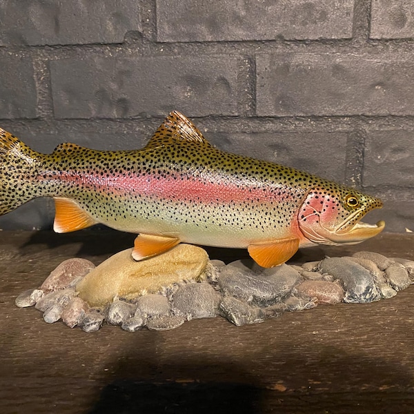 Cutthroat Trout Taxidermy Mount Fishing Gift for Angler Fisherman Art ...