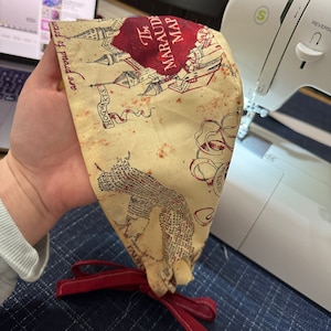 Learn to Sew a Reversible Surgical Cap Scrub Nurse Hat Chemo Doctor DIY ...