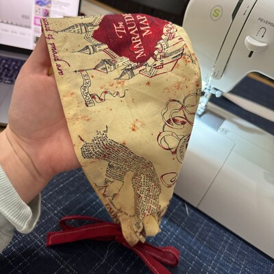 Learn to Sew a Reversible Surgical Cap Scrub Nurse Hat Chemo Doctor DIY ...