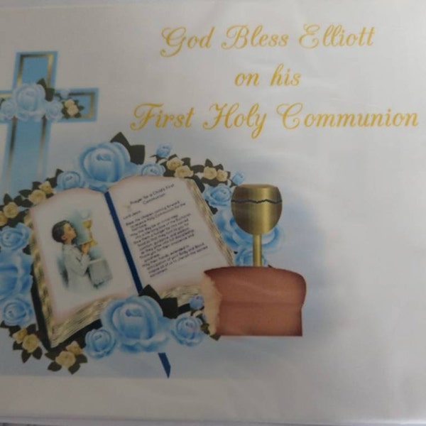 First Communion Edible Cake Topper Licensed - 1/4 Sheet - Etsy