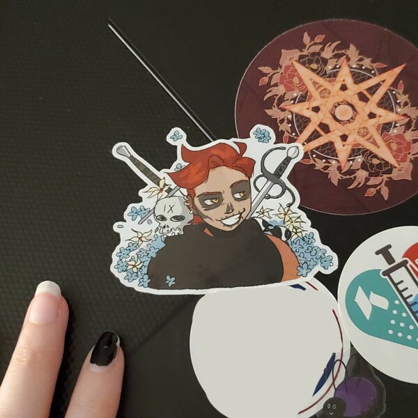 Gideon the Ninth 3"x3" Vinyl Sticker - Etsy