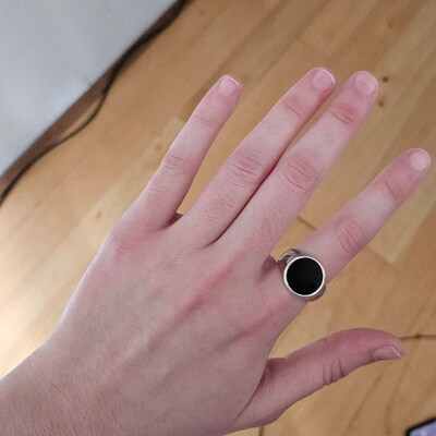 888 Angel Number Signet Ring, 888 Ring by Merchants of the Sun, Unisex ...