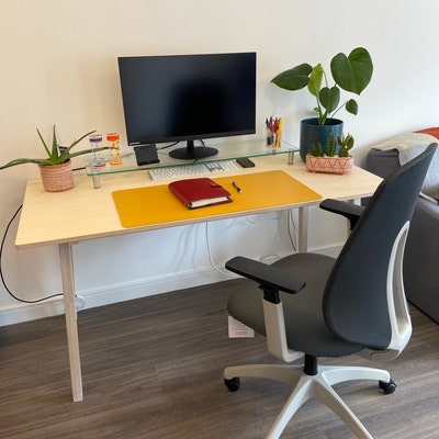 Chop Shop: Blake Desk Wooden Birch Plywood Desk for a Home Study or ...