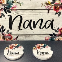 Floral Car Tag, Floral License Plate, Personalized Car Tag, Custom Car ...