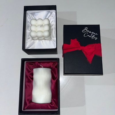 Wavy Candle Aesthetic Decor Luxury Candle Soy Wax Unscented Gift ...