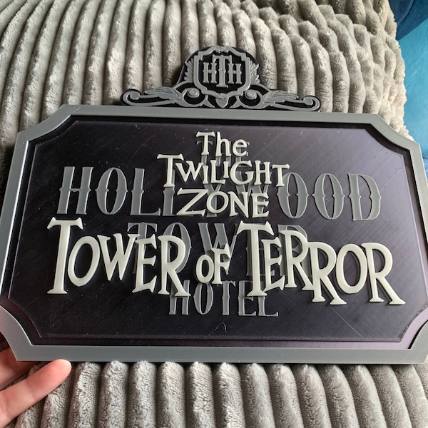 Tower of Terror Inspired Sign - Etsy