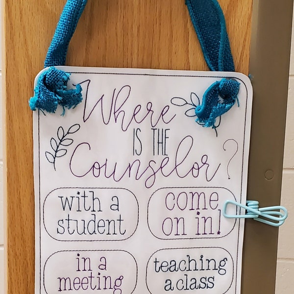 Where is the Counselor - School Psychologist - School Nurse - Social ...