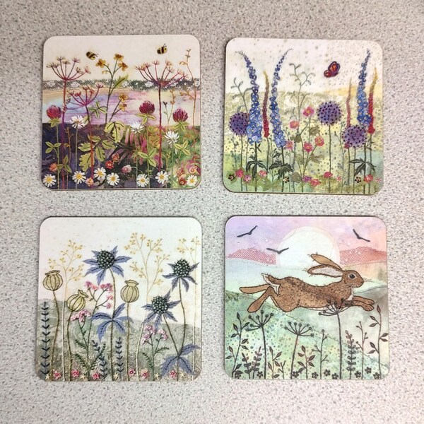 Floral Embroidery Kit - 'cornish Coast' - Modern Hand Embroidery - Gift ...