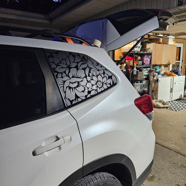 Fits 2018-2023 Subaru Crosstrek Rear Side Windows Mountain Tree Outdoor ...