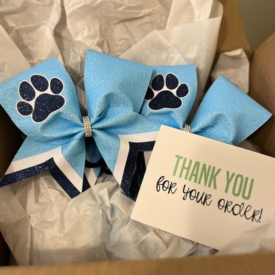 School Spirit Bow High School Cheer Team Bow Custom Hair Bow Cheer Bows ...