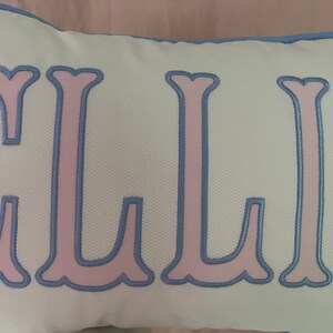 Applique Name Pillow Cover - Etsy