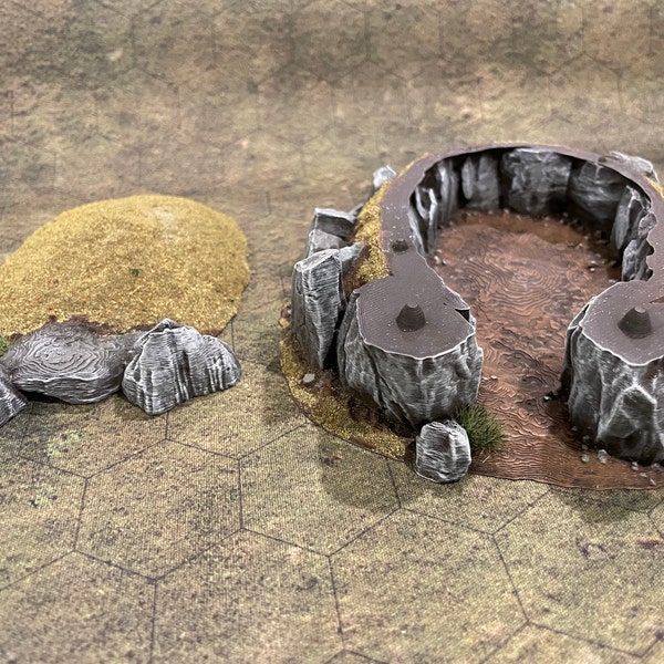 Halfling Hole Façade Shire Hobbit Inspired Tabletop Terrain LOTR - Etsy