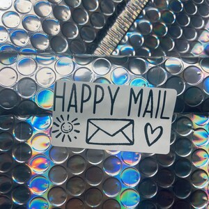 Happy Mail DIGITAL SVG PNG Files Shipping Supplies Packaging Sticker ...