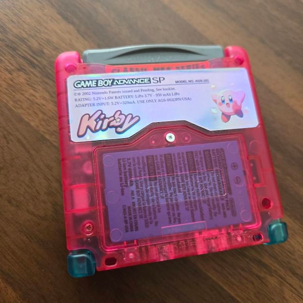 Gameboy Advance SP & Anbernic RG35XXSP Back Labels - Etsy