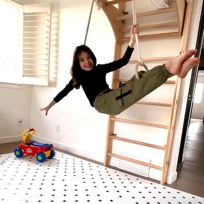 Double-sided Balance Beam Sets, Wood Balance Beam for Kid, Balance Path ...