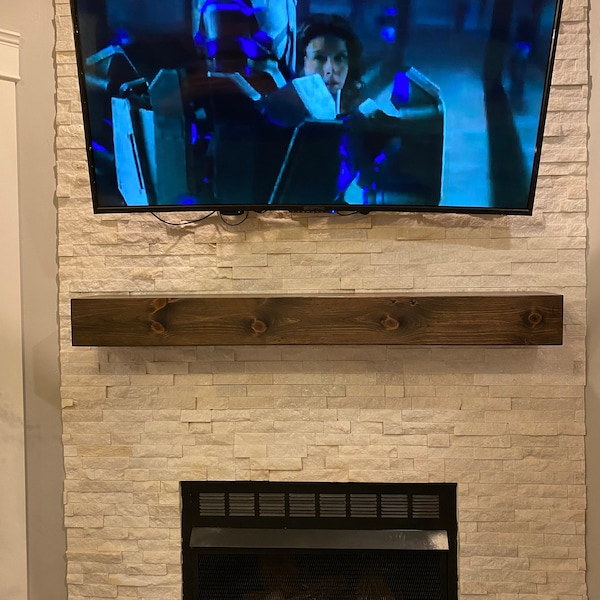 SMOOTH Fireplace Mantel ANY Size ANY Color 48", 54", 60", 66", 72", 78 ...