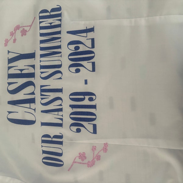 Pink Girly Style Leavers Shirts | Personalised School Leavers 2025 ...