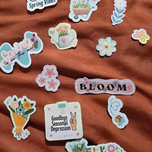 Summer Sticker Bundle Summer Sticker Pack Seasonal Stickers Kindle ...