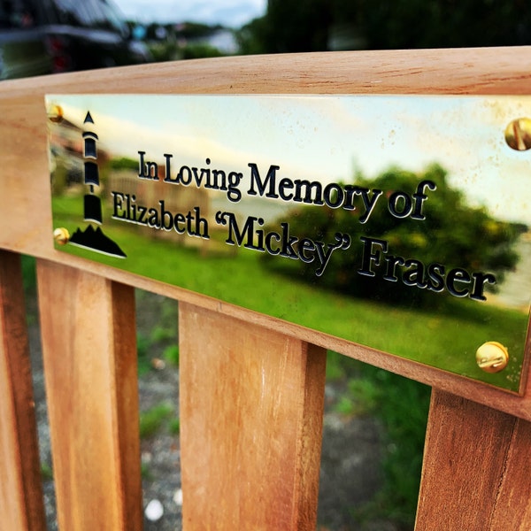 6" X 2" Solid Brass Engraved Nameplate - Etsy