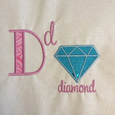 Diamond Embroidery Design / Applique Designs / Diamond Embroidery ...