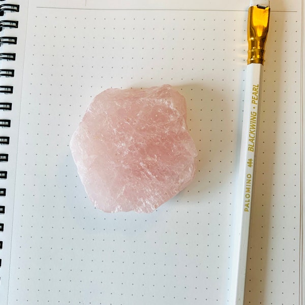 LARGE Rough Rose Quartz Natural Stones, 2" - 3": Choose How Many Pieces ...
