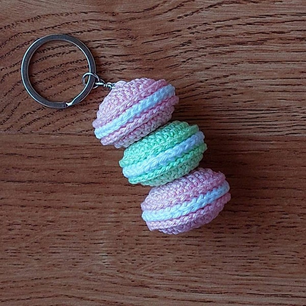 French Macaron Crochet Pattern | Macaron Cookies Play Food Crochet ...