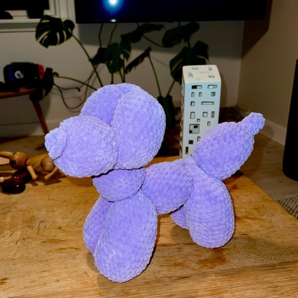 Crochet Balloon Animal Dog Pattern: Puppy Amigurumi (PDF Download) - Etsy