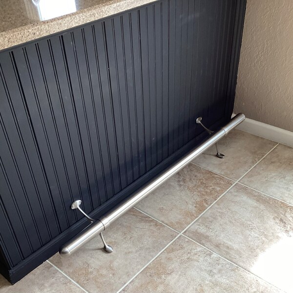 Outwater 2 Diameter, 4 Bar Foot Rail Kit Complete Undercounter Mount ...