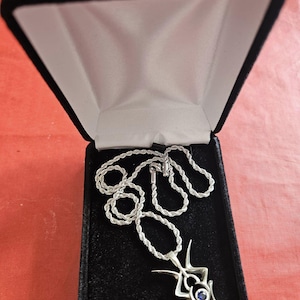 Elven Star Fantasy Opal Pendant, Mystical Silver Elf Jewelry With ...