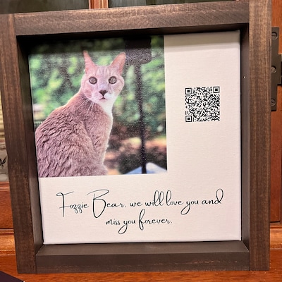 Virtual Tip Jar QR Code Custom Acrylic Tip Display, Minimalistic ...