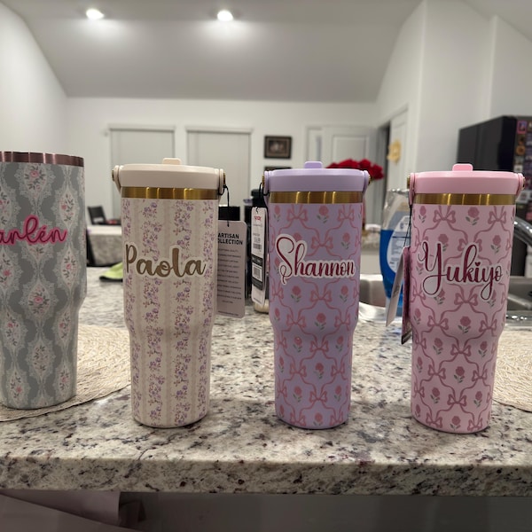 Stanley Cup Stickers, Flowers Decals Sheets, Decals for Tumblers, Yeti ...