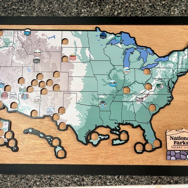 50 States Map, Tracker, FLOATING QUICKSHIP the ORIGINAL Viral, Travel ...