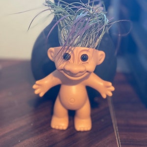 Vintage Ace Novelty Treasure Troll Doll Red Hair Red Heart - Etsy