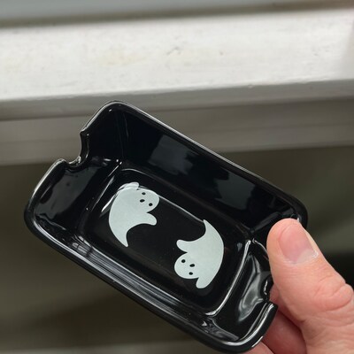 Digi Ghost Home Decor Handmade Ceramic Ghost Figurine Rompotodo - Etsy