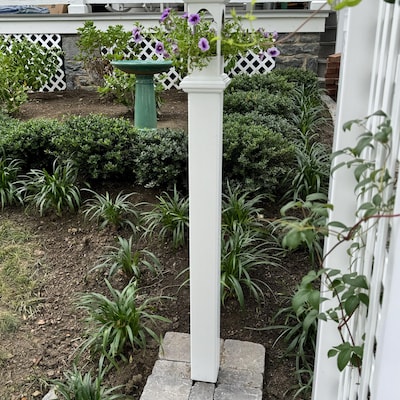 Tall Birdhouse/feeder for Post, Outdoor Weatherable Post Mount PVC Bird ...