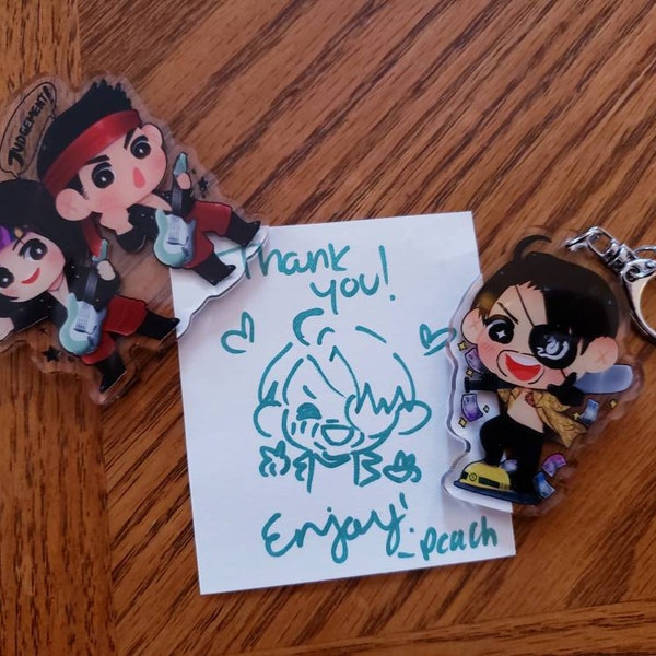 Yakuza Kiwami Majima Keychain Charm - Etsy