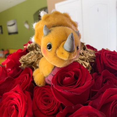 Styracosaur Triceratops Sewing KIT, Video Tutorial DIY Stuffed Toy ...