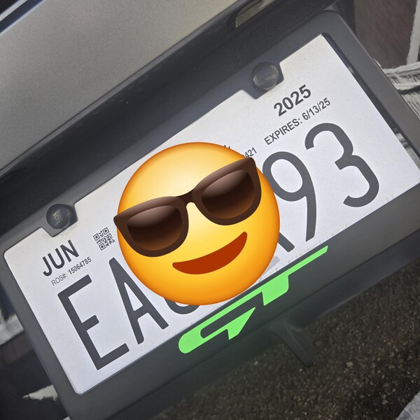 Glowing F Sport Lexus Stainless Steel License Plate Frame With Screws ...