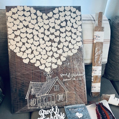 Transparent Guest Book Clear Background Wedding Guestbook - Etsy