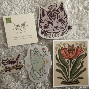 Sorry My Cat Said No Sticker / Grumpy Cat Sticker / Funny Cat - Etsy