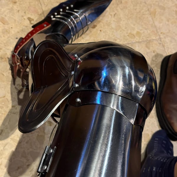 Medieval Roman Arm Guards Handmade Armor Costume for Reenactment ...