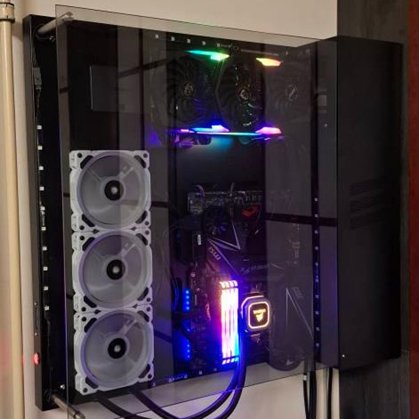 Pc Wall Mount, Pc Case, ATX, Pc Case Wall Mount, 360 Mm Radiator, Open ...