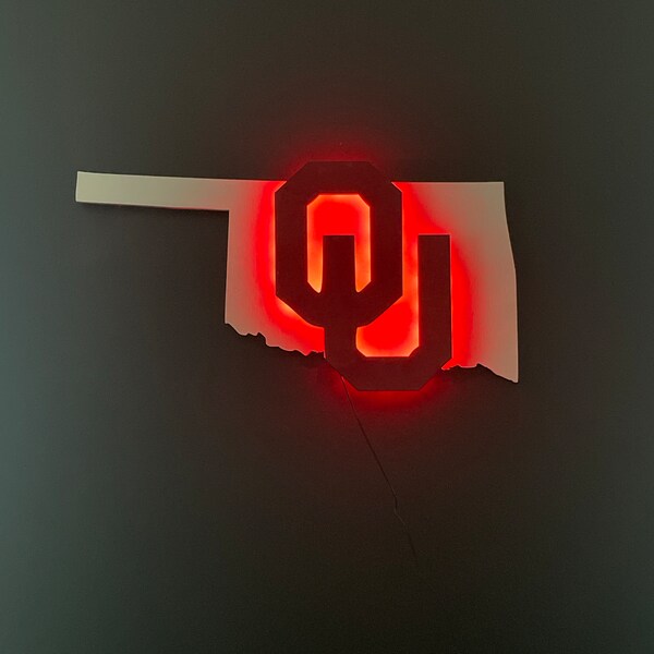 Texas Tech Wall Light Night Light Bar Light - Etsy