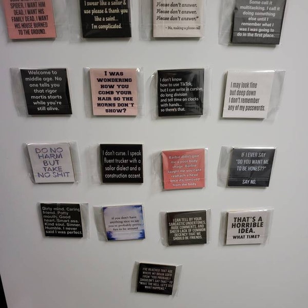 Funny Bookmarks - Sarcastic Bookmarks - Book Lover Gift - Laminated ...