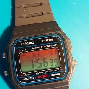 Casio F-91W Gradient Filter Screen - Etsy