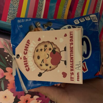 Kids Valentines Kids Valentine Cards Chip Hooray Cookie Valentine Tags ...
