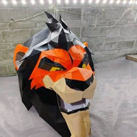 VENOM MASK DIY lowpoly papercraft - Etsy México