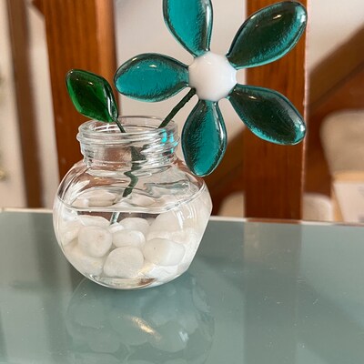 Fused Glass Dragonfly Bowl Dragonflies on Water Handmade - Etsy