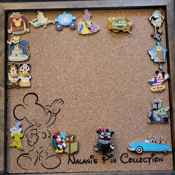 Disney Inspired Pin Trading Board | Pin Trader Board | Pin Display ...