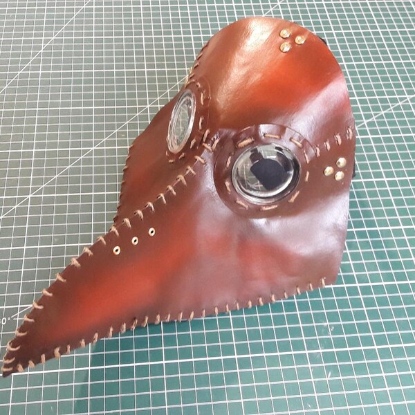 DIY Plague Doctor Mask Eva Foam Helmet Pattern Blueprint Template Pdf ...